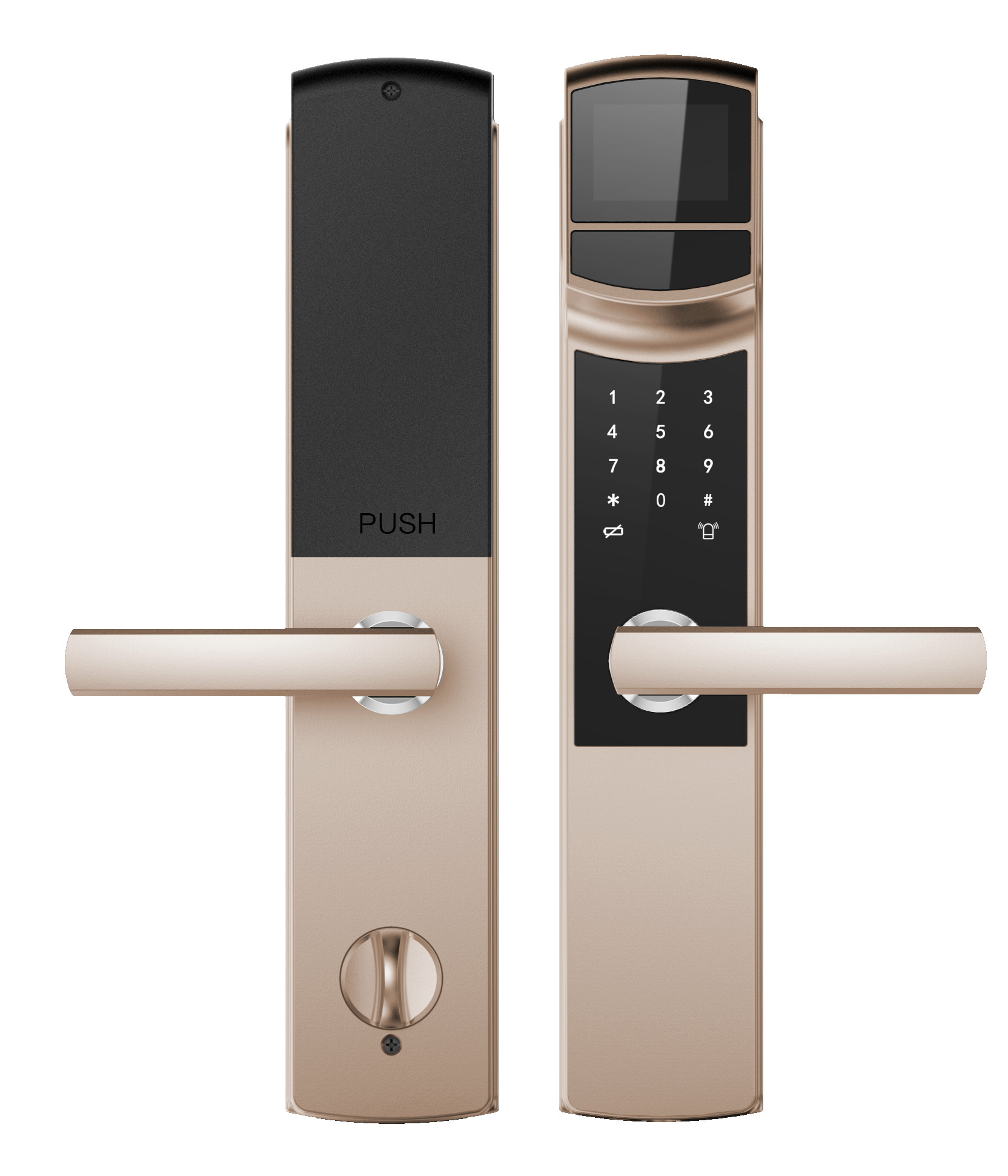 IRL200 Stainless Steel Biometric Gate Lock With Emergency Key 1s ...